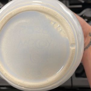 Mccoy | Accents | Vintage Mccoy Pottery Faint Light Blue Pitcher And ...